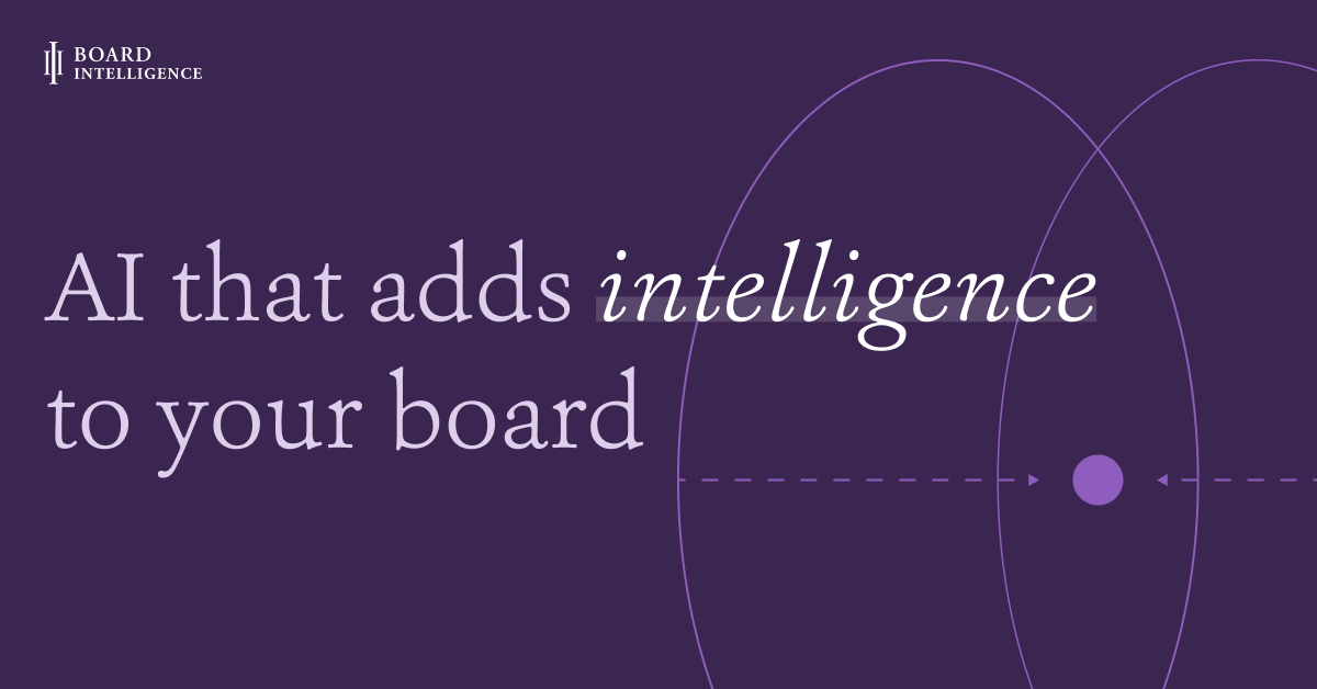 The leading boardroom AI solution | Board Intelligence