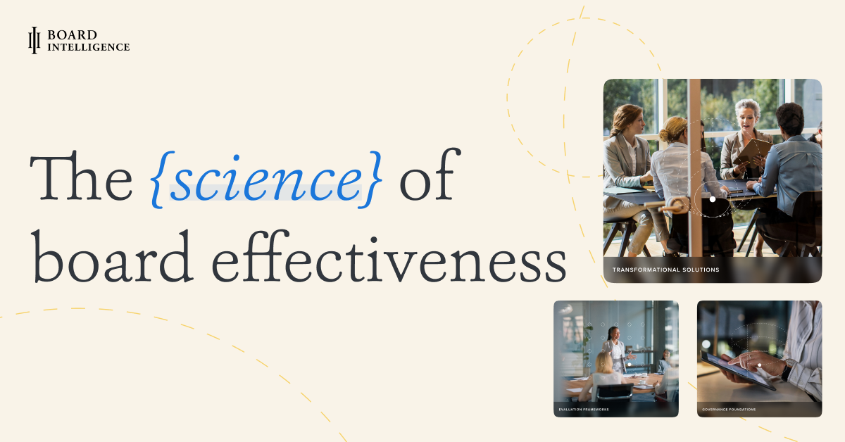 Board effectiveness software & services - Board Intelligence