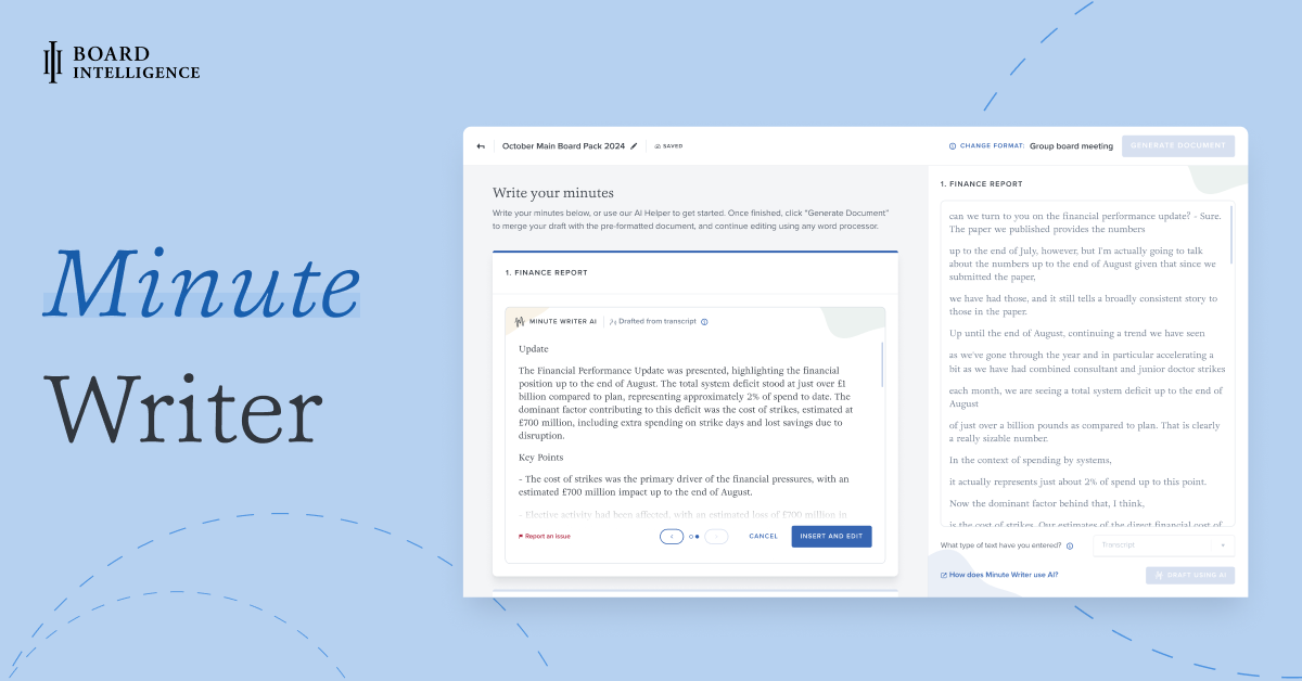 AI Meeting Minutes Taking Software | Board Intelligence